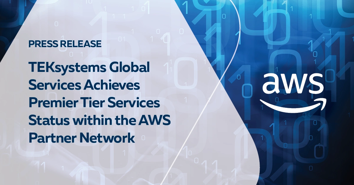 TEKsystems Global Services Achieves Premier Tier Services Status Within ...